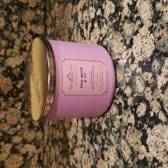 White Barn | Accents | White Barn Rose Water And Ivy Scented 3 Wick ...